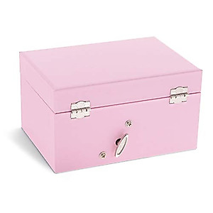 Jewelkeeper Personalize-Your-Own Pink Girl's Musical Ballerina Jewelry Box, You are My Sunshine Tune