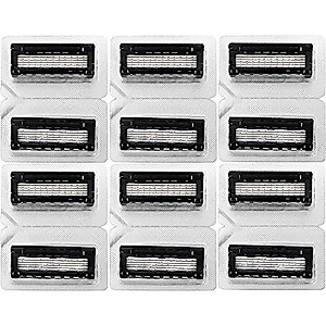 King of Shaves Replacement Razor Blades For Your K5 Razor, Handle Not Included X 12