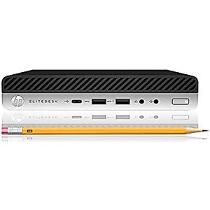 HP EliteDesk 800 G3 Mini Business Desktop PC Intel Quad-Core i7-6700T up to 3.6G, 32G DDR4,240G SSD,VGA,DP Port,Windows 10 Professional 64 Bit-Multi-Language-English/Spanish (Renewed)