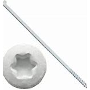 Holdtite 7" Torx Gutter Screw with Metal Ferrule, White