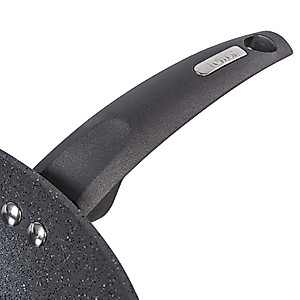 Tower Cerastone Forged Aluminium Frying Pan with Easy Clean Non-Stick Ceramic Coating, 32 cm, Graphite