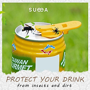 Sueea Easy Can Opener 3Pcs/6Pcs/12Pcs/Pack, Manual Easy Can Opener, Multiple Colors Plastic Tab Opener For Pop, Coke, Beer, Soda Drink Aluminum Beverage Can Top Ring Opener Tool (6pc-Color Random)