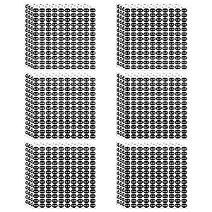 24 Sheets Vending Machine Price Labels Self-Adhesive Black Snack Soda Beverage Vending Machine Price Labels Stickers $1.00, 1.25, 1.50, 1.75, 2.00, 2.50 for Business, Stores