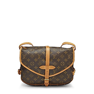 Louis Vuitton, Pre-Loved Monogram Canvas Saumur 30, Brown