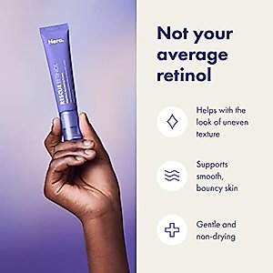 Hero Cosmetics Rescue Retinol Nighttime Renewing Cream - Helps With the Look of Uneven Texture and Post-Blemish Marks - Gentle, Non-Drying Formula, Introduction Retinol - Safe for Sensitive Skin (30 ml)