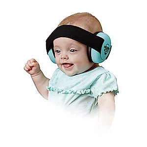 Mommy's Helper Hush Gear Noise Cancelling Headphones for Infants Ear Protection, Blue