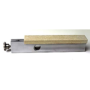 BELGISCHER BROCKEN Dorolist sharpening guide I Yellow Belgian Whestone 8000-10000 on aluminum support I format 3,94 x0,67x0,24in I knife sharpener compatible with Lansky-EZE Lap grinding system