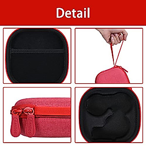 Aenllosi Hard Carrying Case Replacement for Moonlite Mini Projector Gift Pack fits upto 20 Storybook Reels,Storybook Projector Organizer(Only Case,Red)