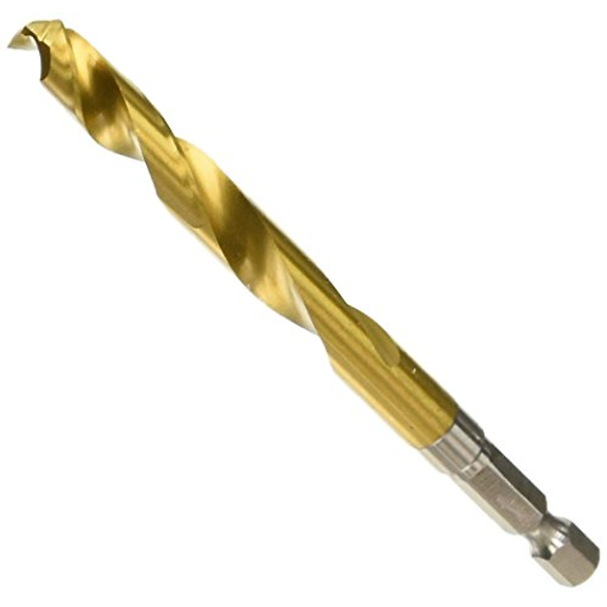 Milwaukee Electric Tool 48-89-4618 Twist Impact Drill Bit, 21/64" Diameter x 4.49" L, 2-47/64", 1/4" Hex Shank, 135 Degree