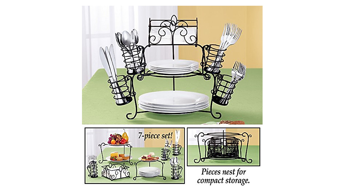 Organize Your Buffet with Collections Etc 7-Piece Set