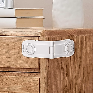 Child Proof Cabinet Locks - Keep Your Cabinets and Drawers Secure - Easy Installation - Baby Safety Locks for Cabinets