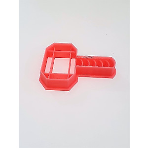 T3D Cookie Cutters Thor Hammer Cookie Cutter, Suitable for Cakes Biscuit and Fondant Cookie Mold for Homemade Treats, 3.50In x 2.91In x 0.55In