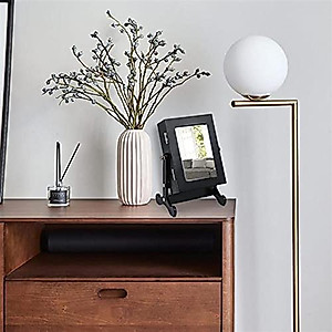 Small Mirror Jewelry Cabinet Organizer Armoire, Black