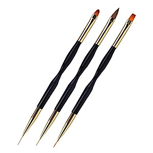 FRCOLOR 3pcs nail gel nail kit gel acrylic nail brush Manicure Accessories Nail Art Design brush manicure tools professional Nail Art Tool Nail Art Accessories Nail Art Pen Nail Pen extend