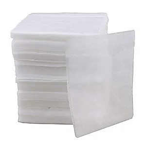 Mxfans White OPP Plastic Double-Sided CD DVD Sleeves with Window & Flap Pack of 500