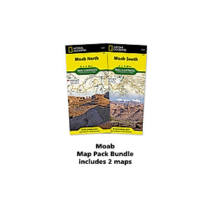 Moab [Map Pack Bundle] (National Geographic Trails Illustrated Map)