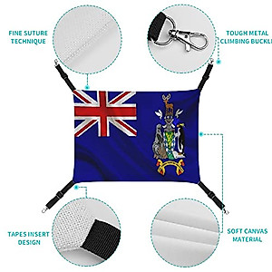 Flag Bluered Pet Hammock Bed Guinea Pig Cage Hammock Small Animal Hanging Bed for Ferret, Chinchilla, Puppy and Other Small Animals