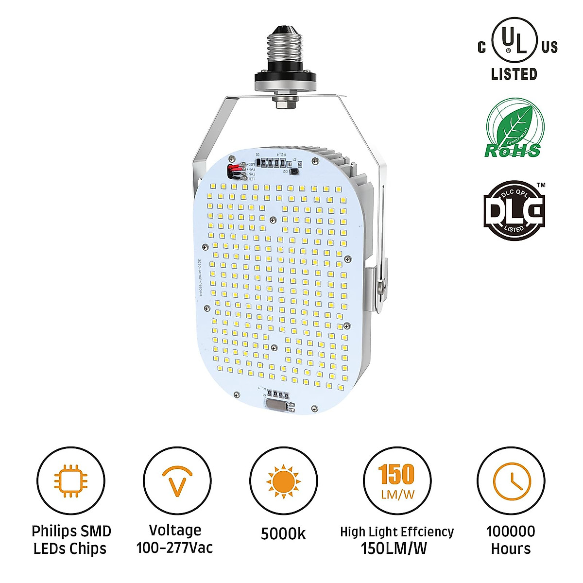 240W LED Light Retrofit Kits, 1000W HID(MH/HPS) Bulbs Replacement LED Retrofit Kit, Suitable for Parking Lot Shoebox Fixtures, Canopy Fixtures, High Bay Fixtures, Top Post Fixtures