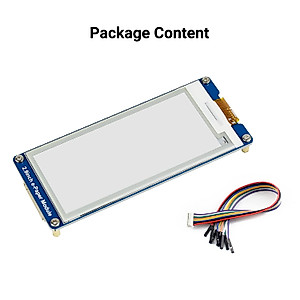 2.9inch e-Paper Display Module, 296x128 Resolution 3.3V/5V Two-Color epaper Display E-Ink Screen Module SPI Interface Compatible with Raspberry Pi/Arduino/Jetson Nano,Support Partial Refresh