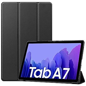 Samsung Galaxy Tab A7 10.4" (32GB, 3GB, WiFi + Cellular) Snapdragon 662, 4G LTE Tablet GSM Unlocked (Global, T-Mobile, AT&T, Metro) International Model SM-T505 (w/Smart Folding Case, Gray)