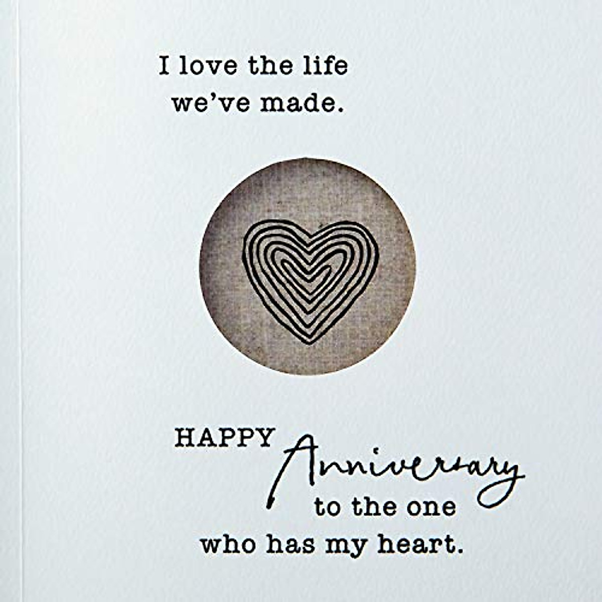 Hallmark Anniversary Card (Two Hearts)