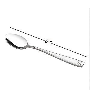 Obstnny 12-Piece Stainless Steel Tea Spoon Set, Small Spoons