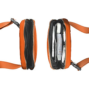 Everywhere Belt Bag, Fashion Small Waist Pouch Fanny Pack Crossbody Bags for Women Men, Unisex Mini Belt Bag with Adjustable Strap for Travel Run Outdoor Cycling and Shopping(Orange)