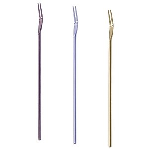 Pickle Fork, 304 Stainless Steel Appetizer Forks, 8.58" Fruit Fork, Long Handle Salad Forks, Portable Cocktail Forks, Dessert Fork, Olive Fork, Pickle Grabber