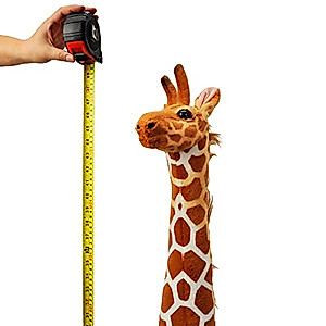 Linzy Toys Jared The Giraffe, 50'' (127 cm) Standing High, Real Life Stuffed Animals Plush Giraffe, Peluche Jirafa