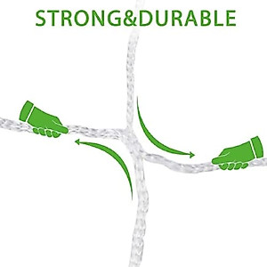 BBF IT Garden Trellis Netting - Heavy Duty Elastic Nylon Cord with Reach Through Mesh 5ft x 350ft (6''inch)