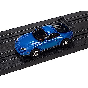 Auto World Xtraction 1994 Toyota Supra (Blue) HO Scale Slot Car