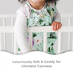 Posh Peanut Baby Wearable Blanket - Newborn Sleeveless Ruffled Sleep Bag - Viscose from Bamboo Infant Wear - 1 TOG