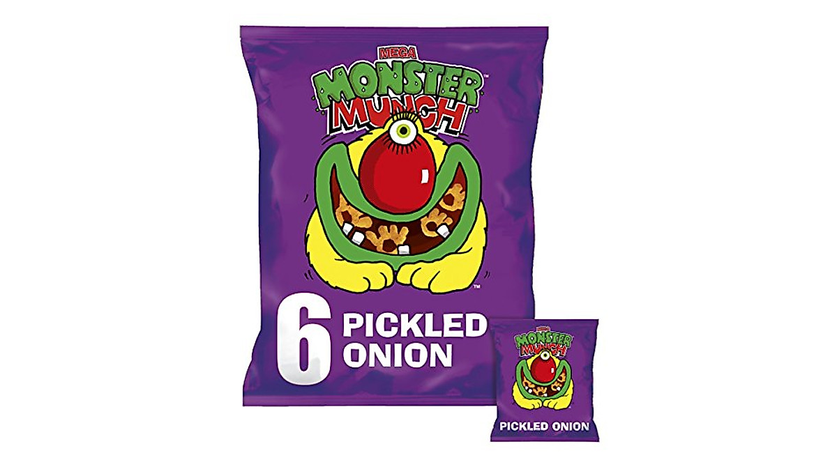 MEGA Monster Munch Pickled Onion - 6 Pack Snacks