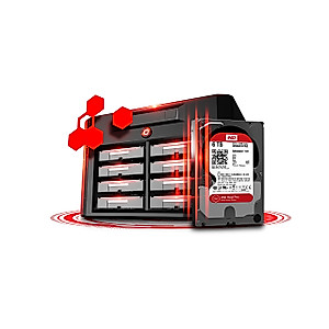 WD Red Pro 6TB 3.5-Inch SATA III 7200rpm 128MB Cache NAS Internal Hard Drive (WD6002FFWX)