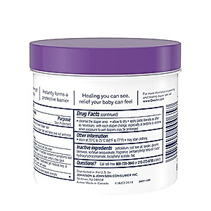 Desitin Maximum Strength Baby Diaper Rash Cream with 40% Zinc Oxide for Treatment, Relief & Prevention, Hypoallergenic, Phthalate- & Paraben-Free Paste, 16 oz