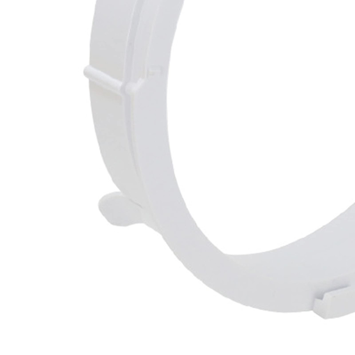 LAPUTA Exhaust Hose Connector Portable Cost-Effective Low Wind Noise ABS RV Mobile Air Conditioner Duct Interface for KYR-35/KY-25 White