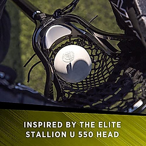 STX Lacrosse Stallion 200 A/M Boys Complete Stick , Black