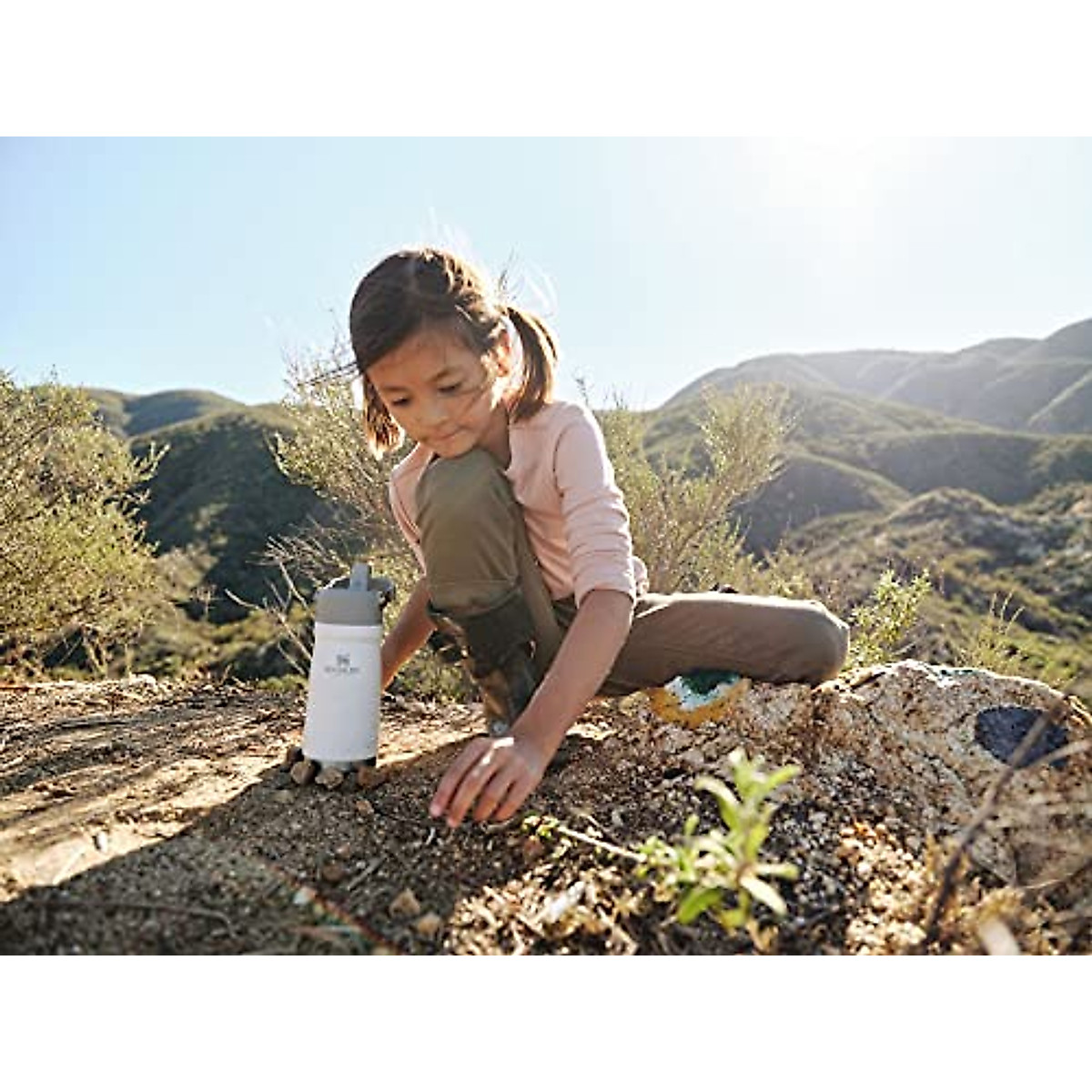 Stanley IceFlow Stainless Steel Water Jug with Straw, Vacuum Insulated Water Bottle for Home and Office, Reusable Tumbler with Straw Leakproof Flip, 17 ounces