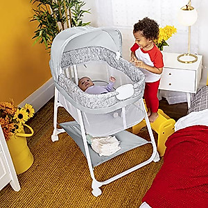 Bright Starts Disney Baby Winnie The Pooh - Slumber Party Soothing Bassinet with Vibrations, Ages 0-5 Months