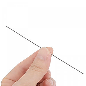 uxcell 10 Pcs 0.8mm Mini Micro Twist Drill Bits, High-Speed Steel Straight Shank Extra Long Drill Bit 100mm for Aluminum Alloy