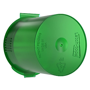 Dragon Chewer 6 Dram Pop Top Bottles - Small Storage Containers - 300 pcs (Green)