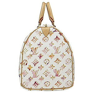 Louis Vuitton, Pre-Loved Richard Prince x Louis Vuitton, Pre-Loved Limited Edition Monogram Watercolor Speedy 35, White