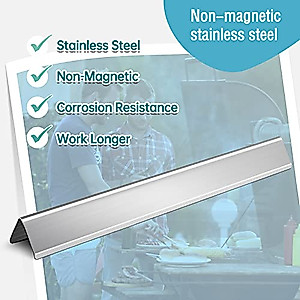 21.5 Inch Stainless Steel Flavorizer Bars for Weber Spirit E-210 Spirit 200 Series,7535 Heat Plate Replacement for Weber Grill Parts,5 Pack