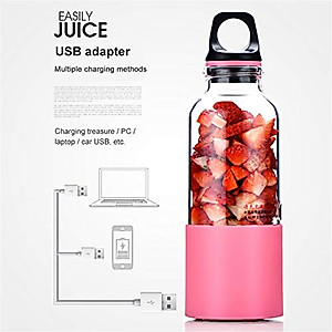 500ml Portable Blender Mini Electric Juicer Cup Orange Maker Smoothie Blender Juice Extractor Vegetables Fruit Mixer