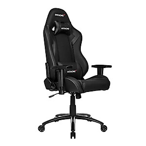AKRacing Core Series SX Gaming Chair with High Backrest, Recliner, Swivel, Tilt, Rocker and Seat Height Adjustment Mechanisms with 5/10 Warranty - Black