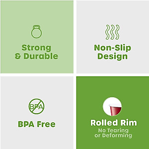 Comfy Package [18 oz. - 100 Count Disposable Plastic Red Cups, Party Drinking Cups for Events and Everyday Use