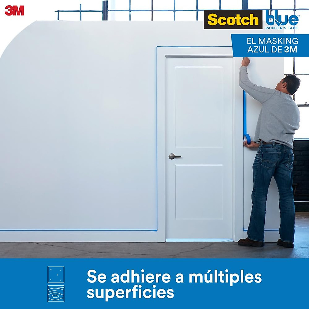 ScotchBlue™ Painter's Tape, 3" Core, 2" x 60 Yd.