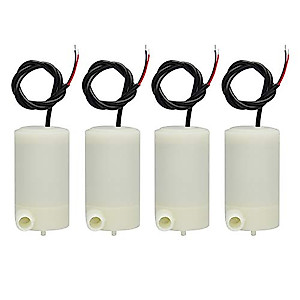 Gikfun DC 3V 5V Micro Submersible Mini Water Pump (Pack of 4pcs) EK1893