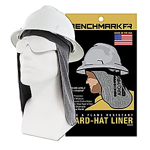 Flame Resistant FR Hard Hat Liner Sun Shade - Made in the USA