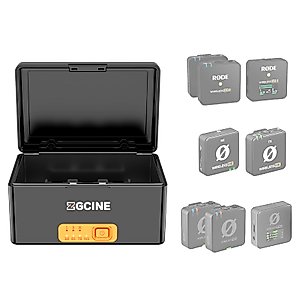 [Updated Storage] ZGCINE Wireless Charging Case Compatible for Rode Microphones Wireless GO 2 / Rode Microphones Wireless GO/Rode Wireless ME/Rode Wireless Pro